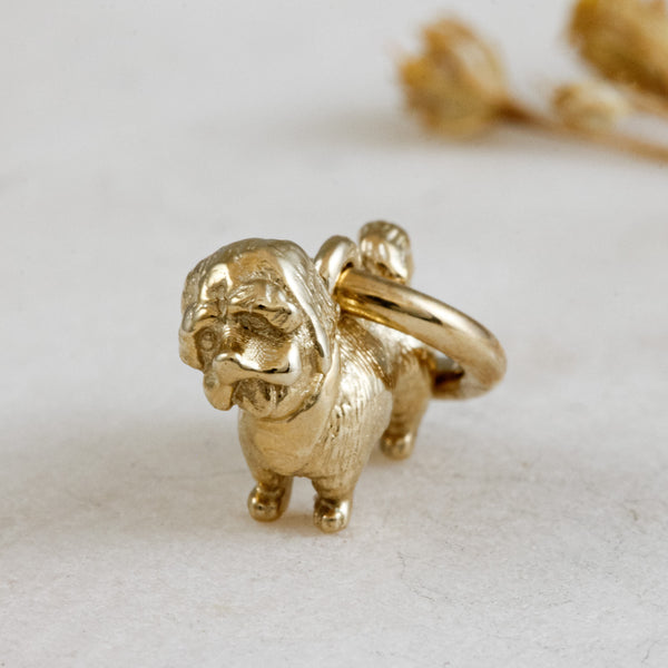 Shih Tzu Solid Gold Dog Charm - Scarlett Jewellery