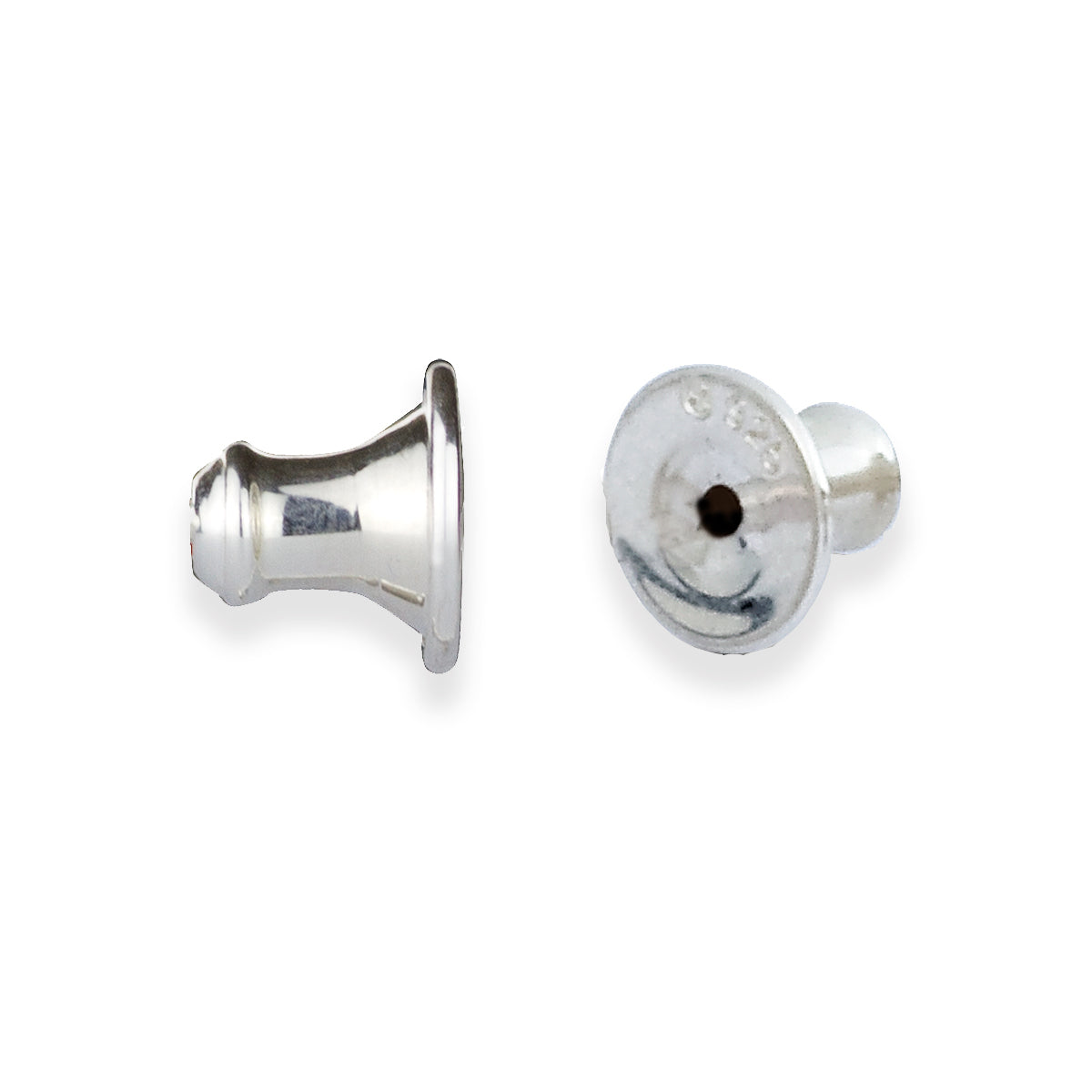Keeper Silver Bell Shaped Earring Backs - Pair – Scarlett Jewellery
