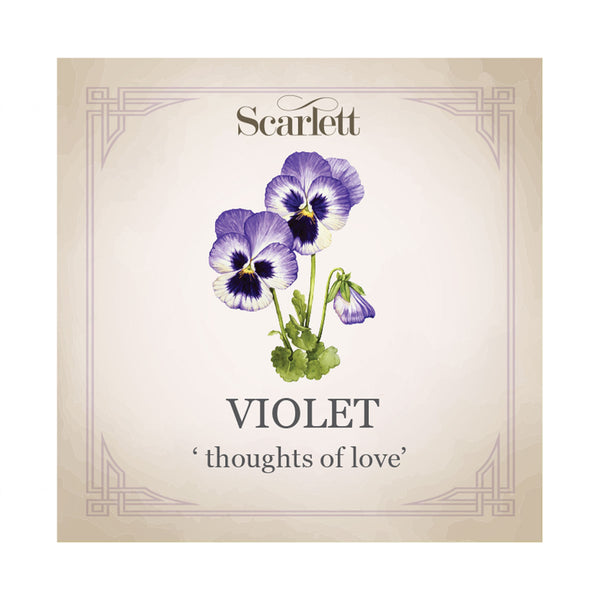 Violet Silver Charm Bracelet - Scarlett Jewellery